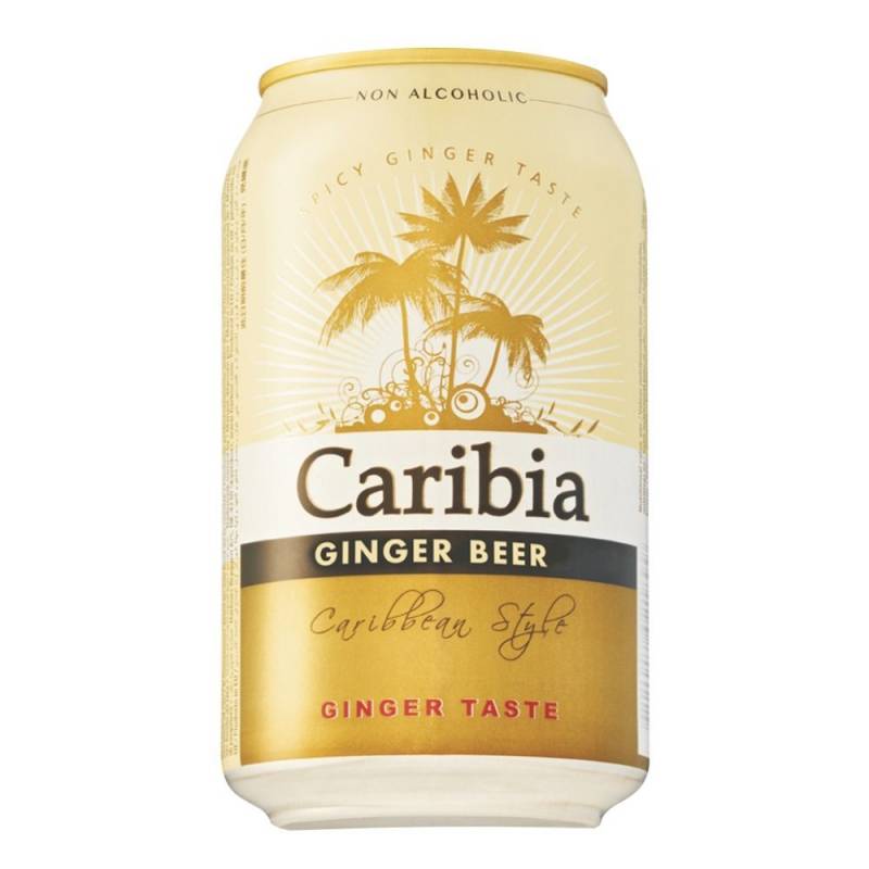 CARIBIA GINGER BEER LATA 33CL 1U (6) SIN/ALCOHOL – Dispromon